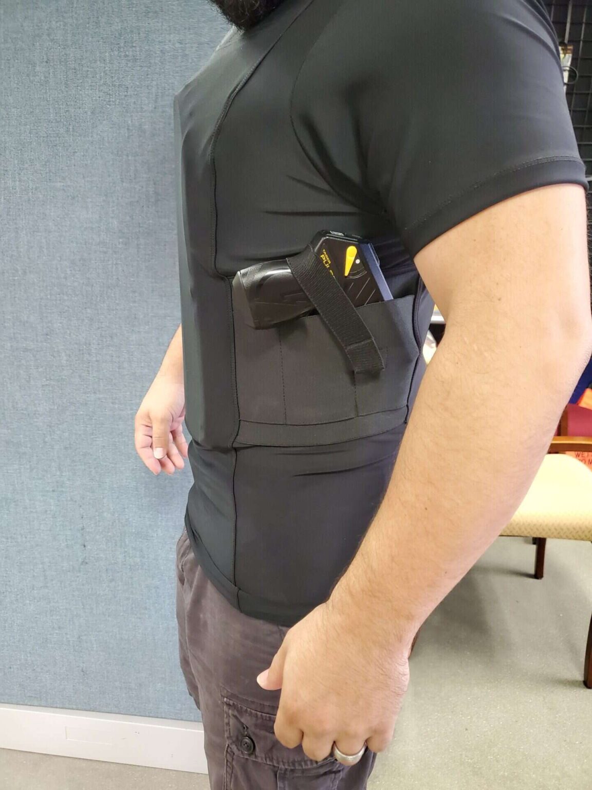 Safe-T-Shirt (Ballistic Plate Carrier with Dual Holster)