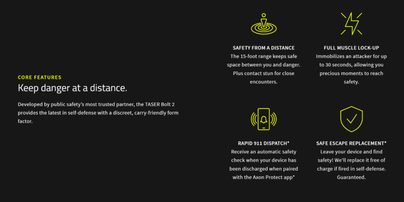 TASER Bolt 2: Discreet & Powerful Self-Defense Weapon