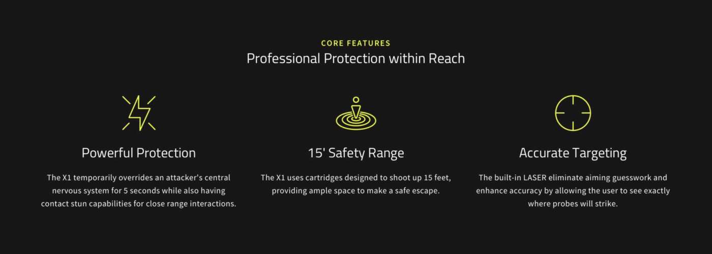 TASER X1 - Professional-Grade Self-Protection Device