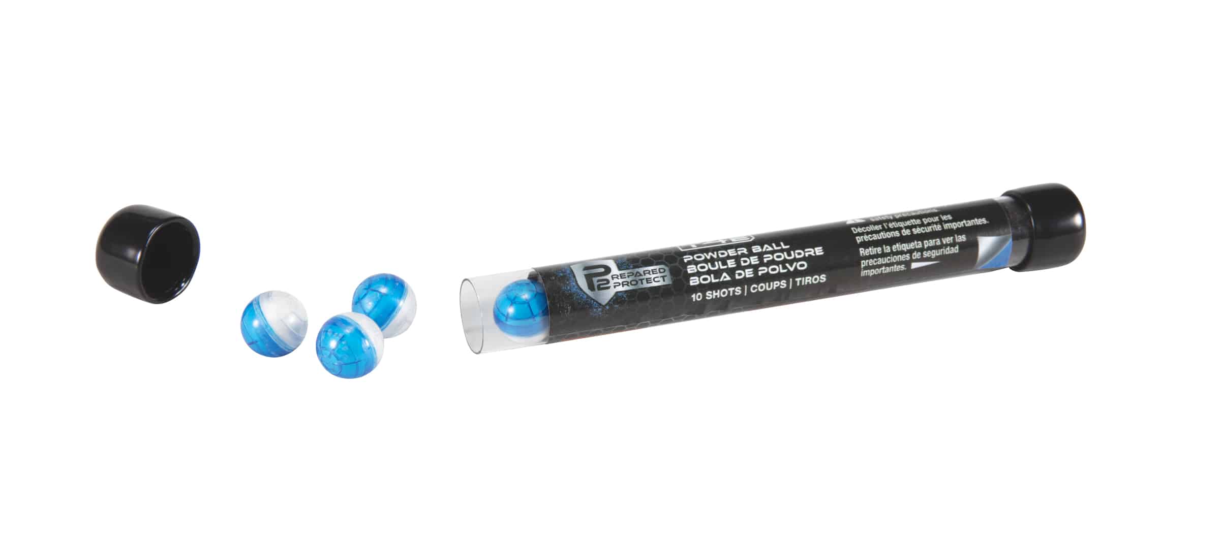 P2P Powder Round .50 Cal Blue/White 10-Count Tube: Ultimate Training Ammo