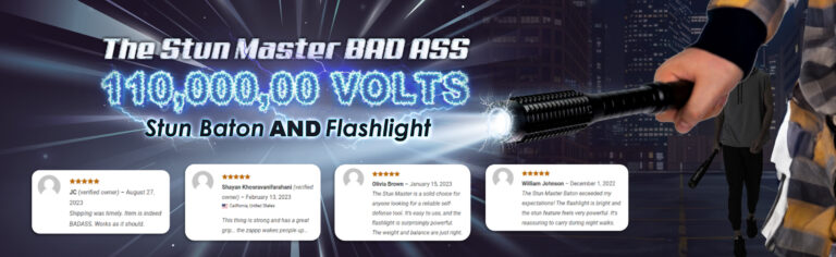 Buy the Most Powerful Stun Gun - 110 Million Volt Stun Gun